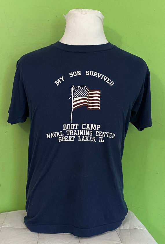 80s My Son Survived Boot Camp Naval Training Great La… - Gem