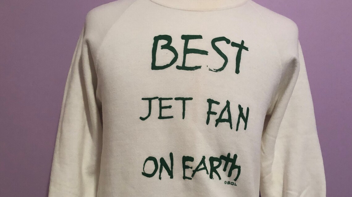 Vintage 80s Best Jets Fan on Earth 1980s Sports NFL Football - Etsy