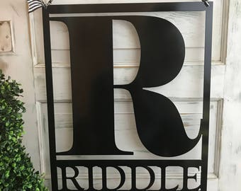 Custom metal sign | Etsy