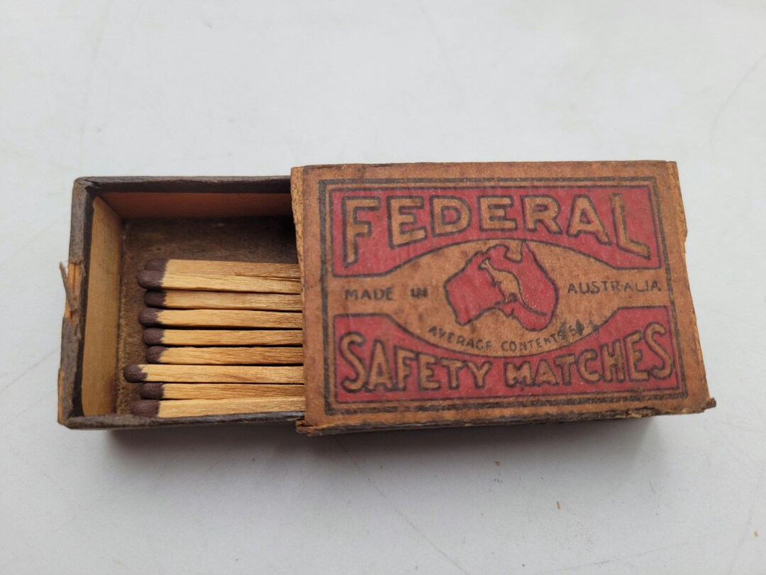 Federal Safety Matches - Made in Australia - Etsy
