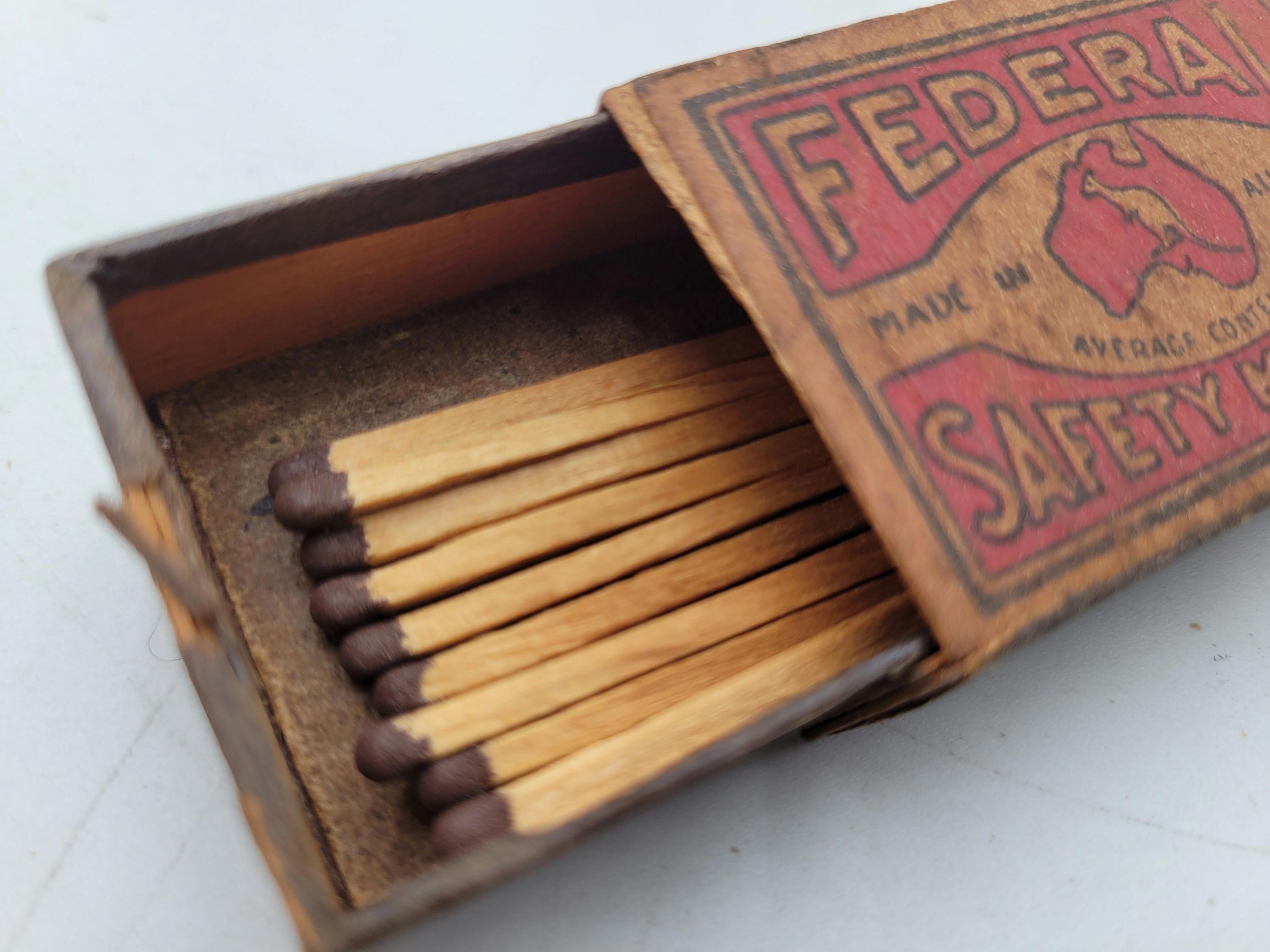Federal Safety Matches - Made in Australia - Etsy