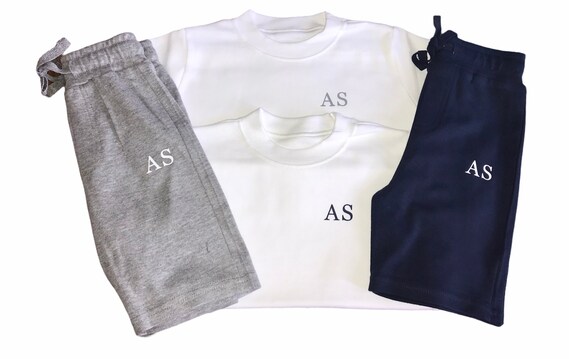 PERSONALISED Initial Monogrammed Plain T-shirts or T-shirt & - Etsy UK