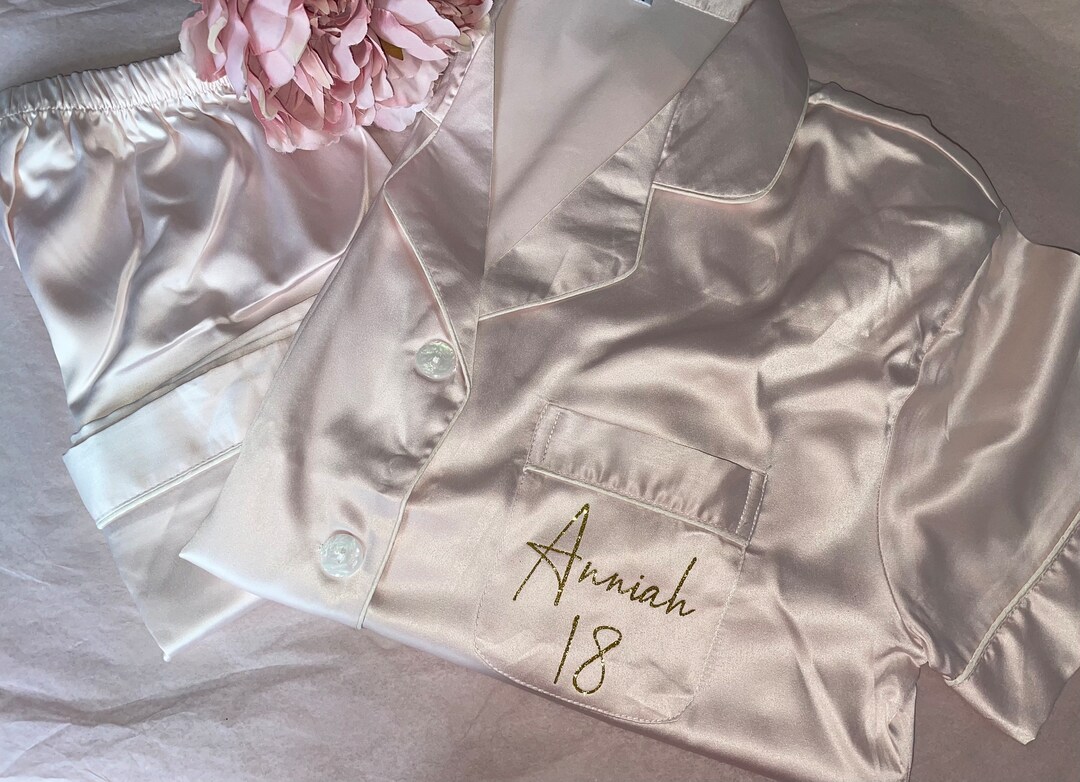 PERSONALISED Betty Style Milestone Birthday Short Pjs Pyjamas 16th 18th ...