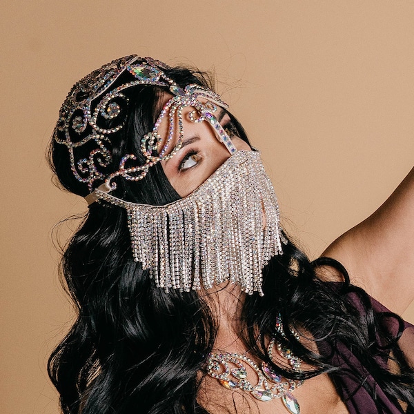 Arabian Face Veil - Etsy