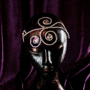 Rhinestone Headpiece by Amalia Design, Burlesque Headpiece, Mermaid ...