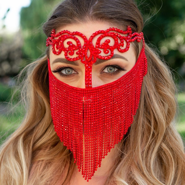 Arabian Face Veil - Etsy