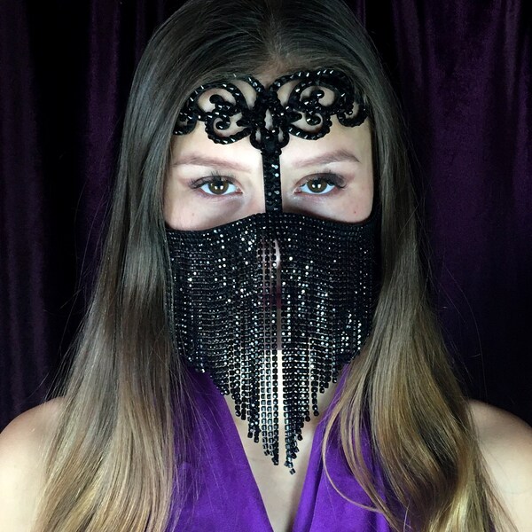 Arabian Face Veil - Etsy