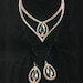 Set of Jewelry "silvia", Belly Dance Set, Ballroom Set, Bridal Jewelry ...