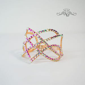 Crystal Arm Bracelet, Ballroom Arm Bracelet, Belly Dance Arm Bracelet ...