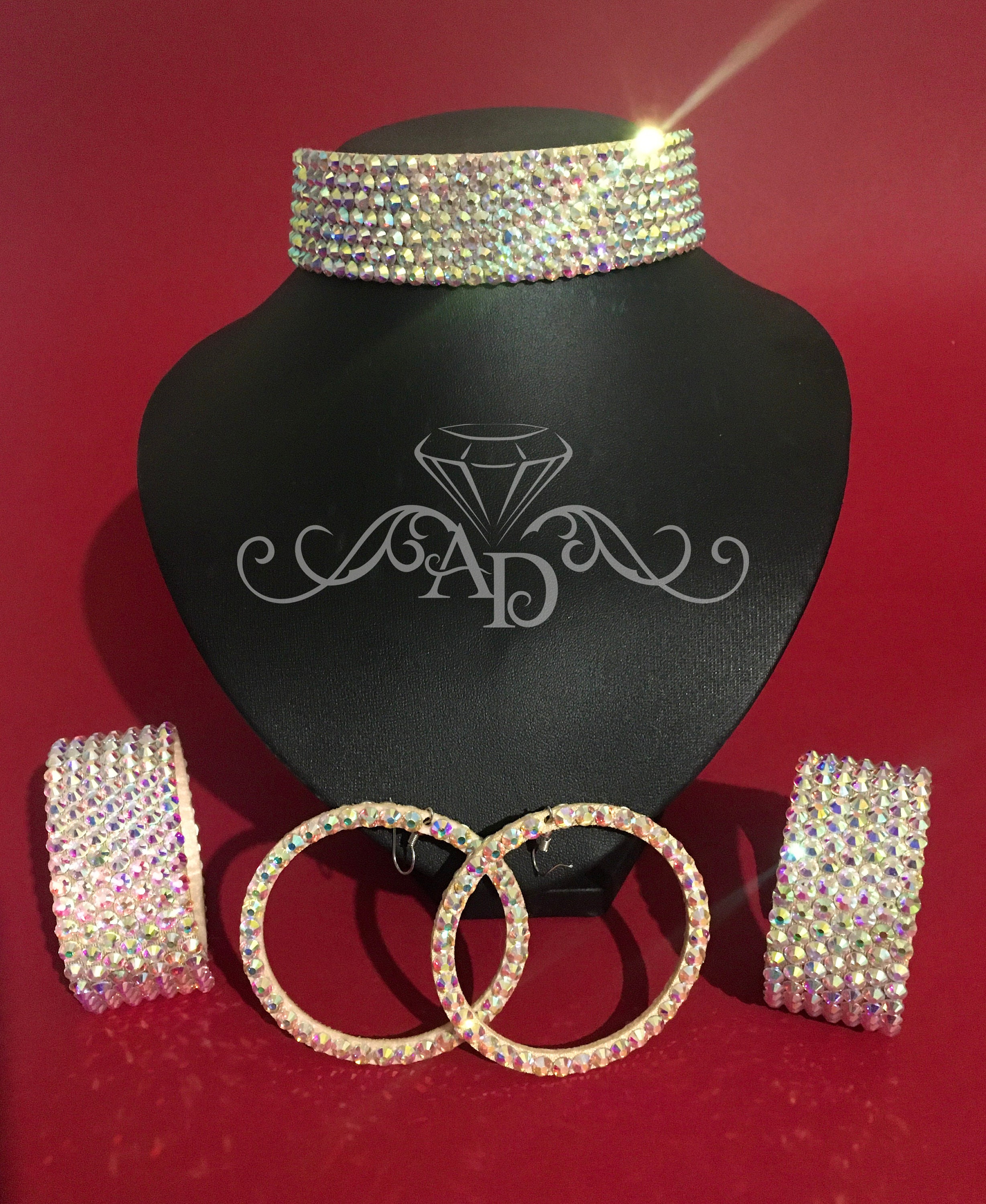 Ballroom set Chloe of jewelry dance set prom | Etsy