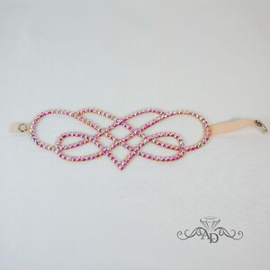 Crystal Arm Bracelet, Ballroom Arm Bracelet, Belly Dance Arm Bracelet ...