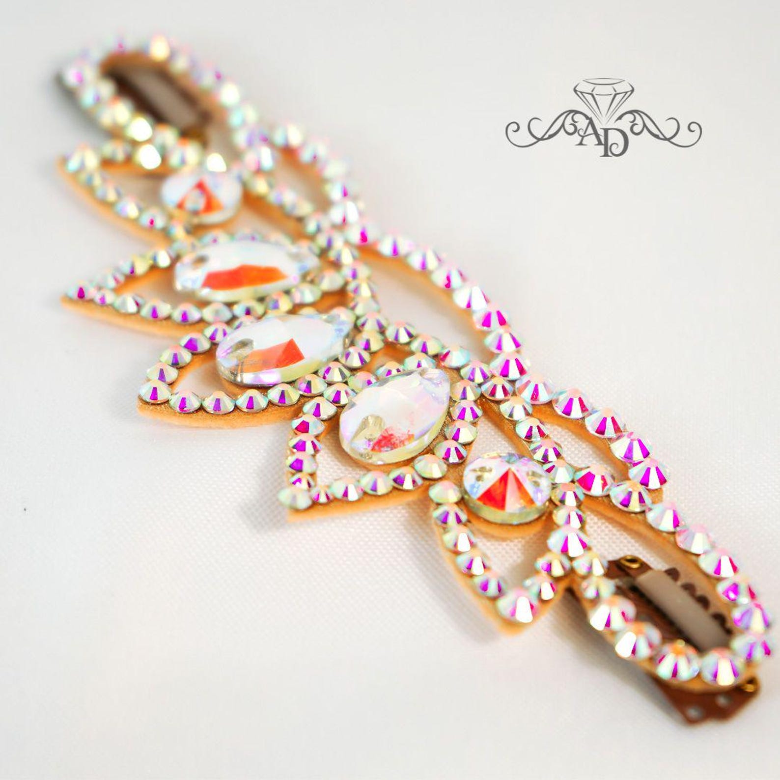 Dance Hair Piece, Ballroom Hair Piece, Ballroom Hair Jewelry, Ballroom ...