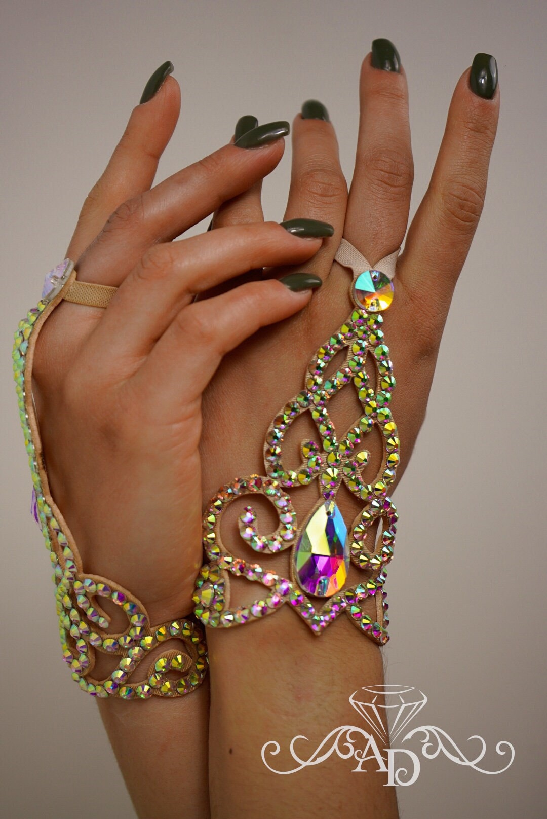 Hand Bracelet by Amalia Design, Dance Hand Bracelet, Belly Dance ...