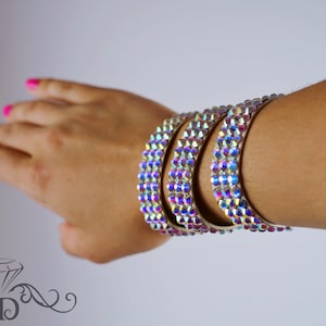 Rhinestone Dance Bracelet, Latin Ballroom Accessories, Latin Dance ...