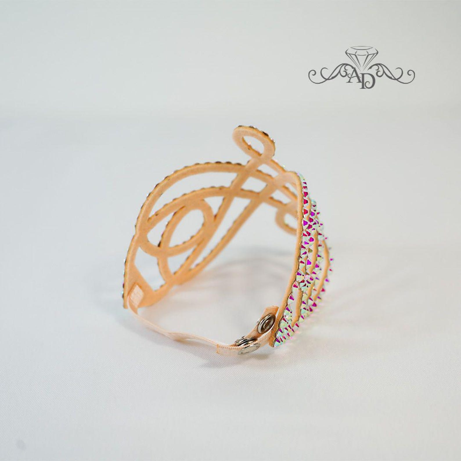 Сrystal Ab Bracelet, Arm Accessories, Rhinestones Armlet, Rhinestone ...