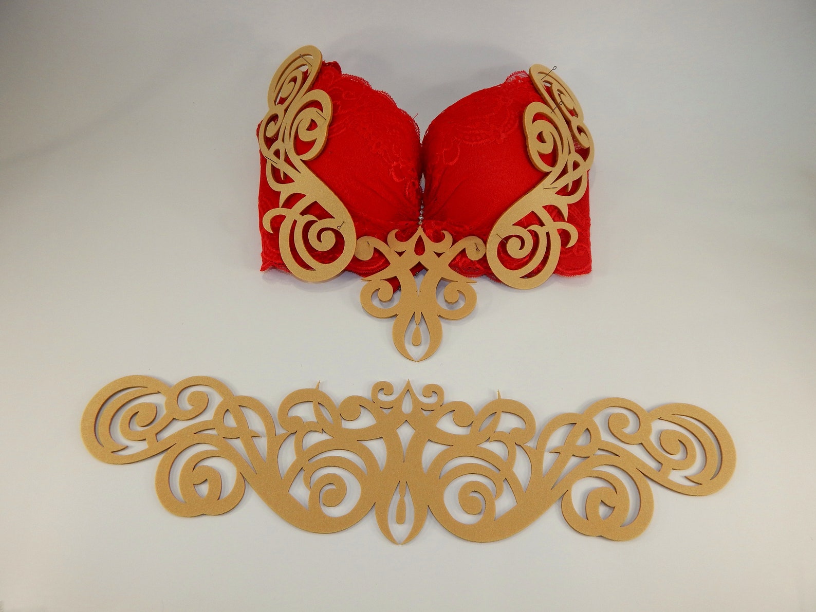 Beige Costume Base Dance Costume Patch Bellydance Base - Etsy