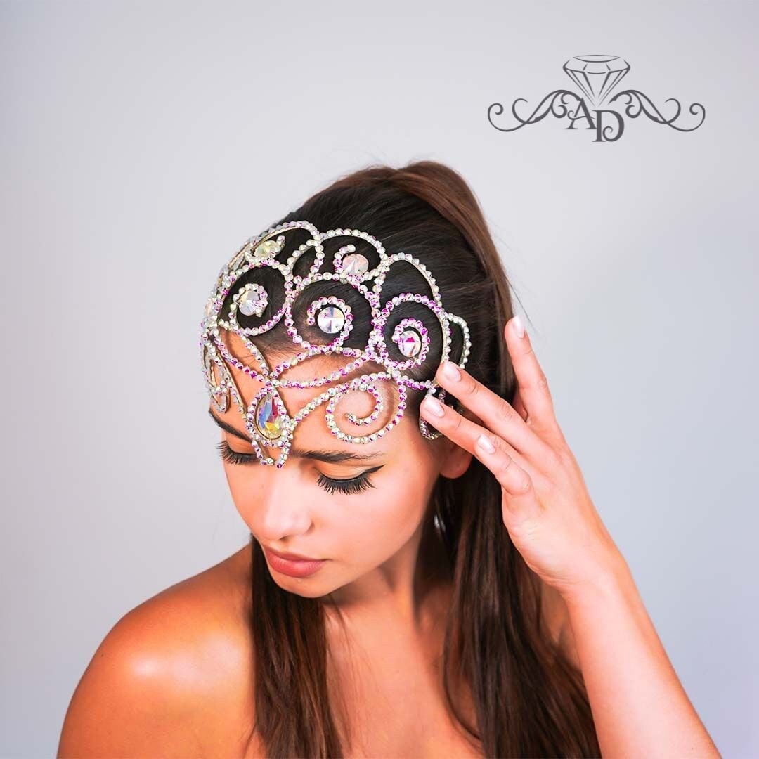 Dance Hair Tiara, Head Accessories, Hair Accessories, Bellydance ...