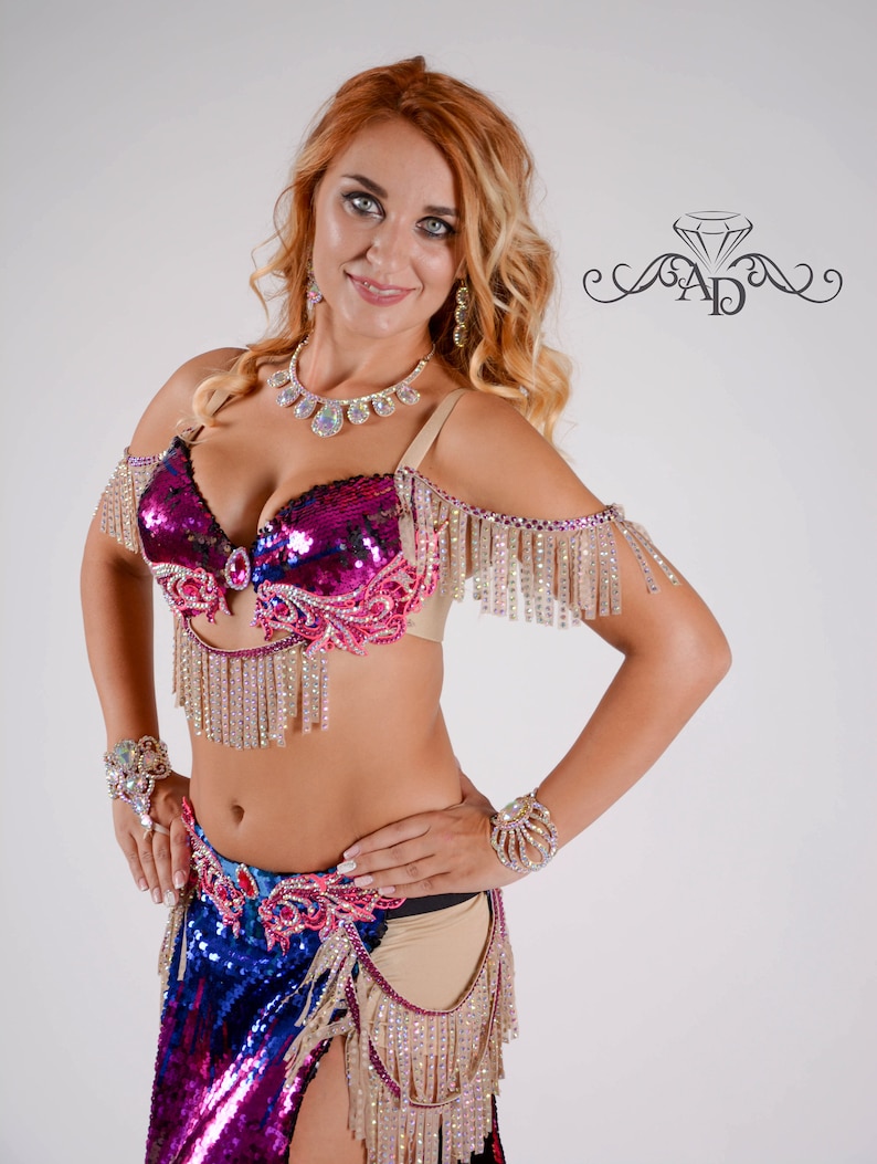 Bellydance Costume Belly Dance Outfit Bellydance Dress Etsy