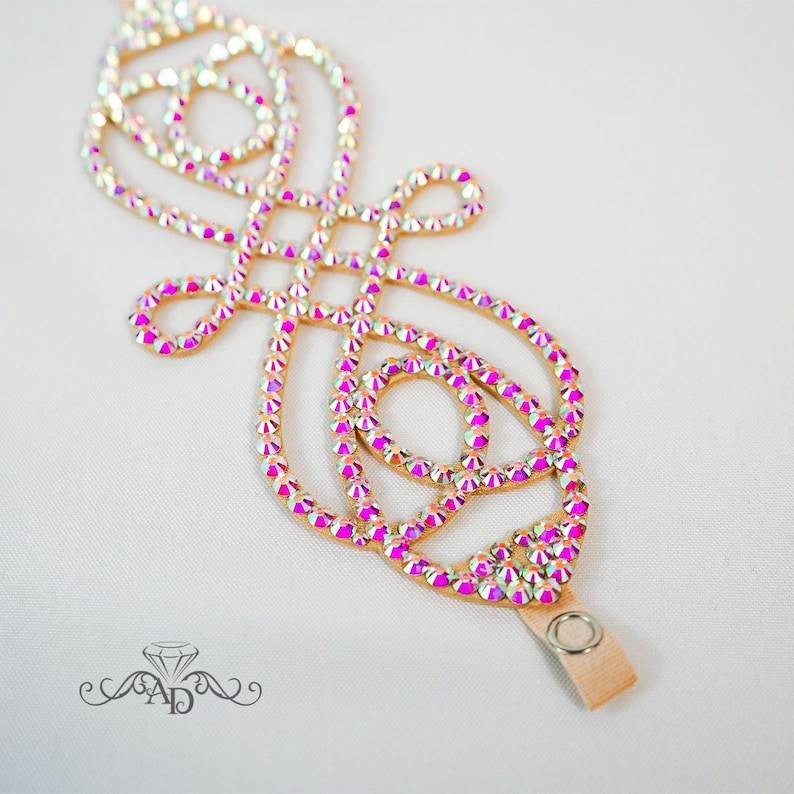 Сrystal Ab Bracelet, Arm Accessories, Rhinestones Armlet, Rhinestone ...