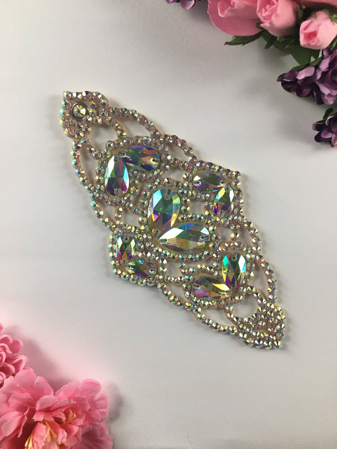 Crystal Arm Bracelet, Ballroom Arm Bracelet, Belly Dance Arm Bracelet ...