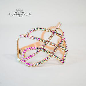 Crystal Arm Bracelet, Ballroom Arm Bracelet, Belly Dance Arm Bracelet ...