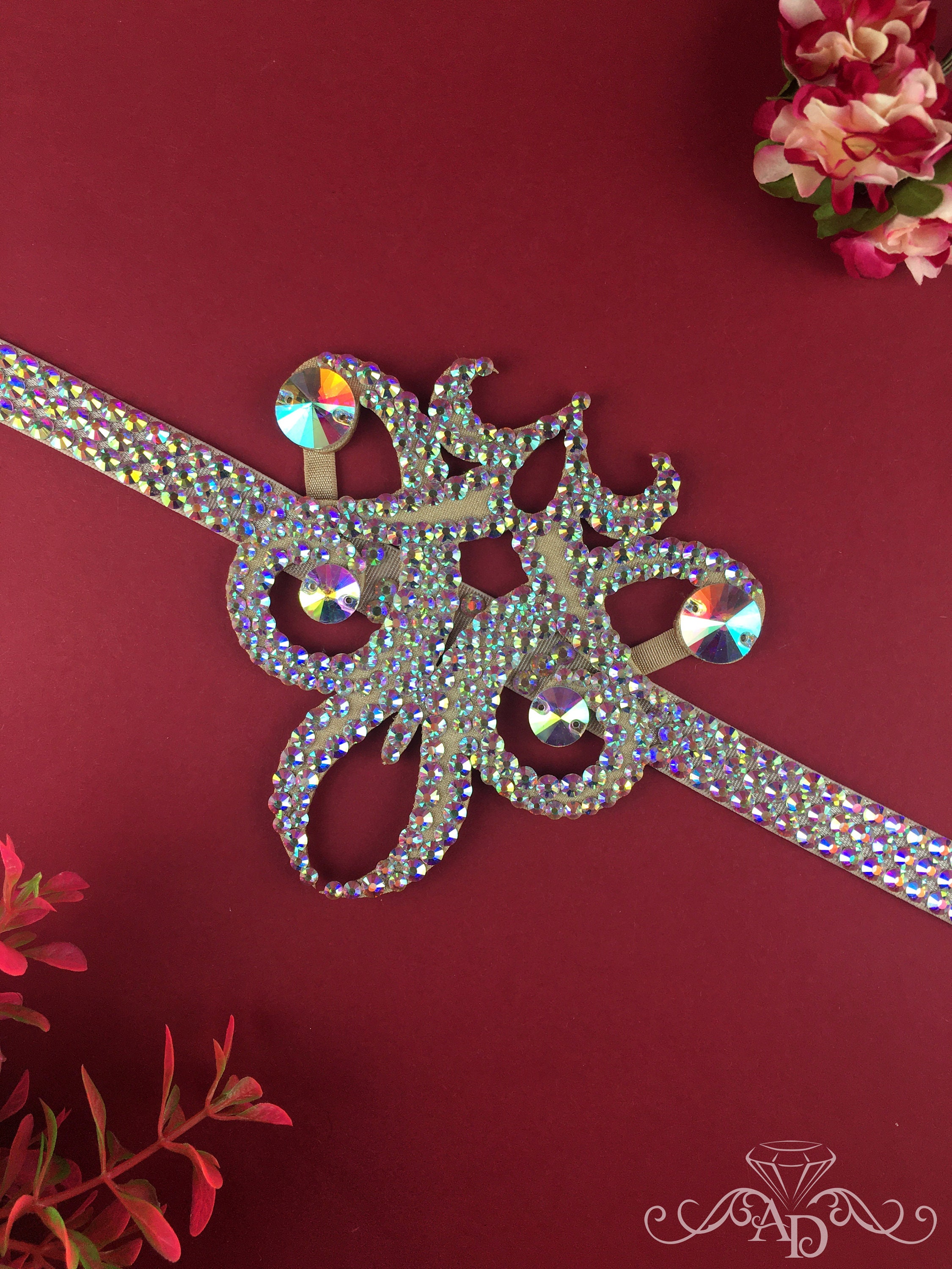 Thigh Jewelry Lingerie Accessory Thigh Garter Rhinestones - Etsy