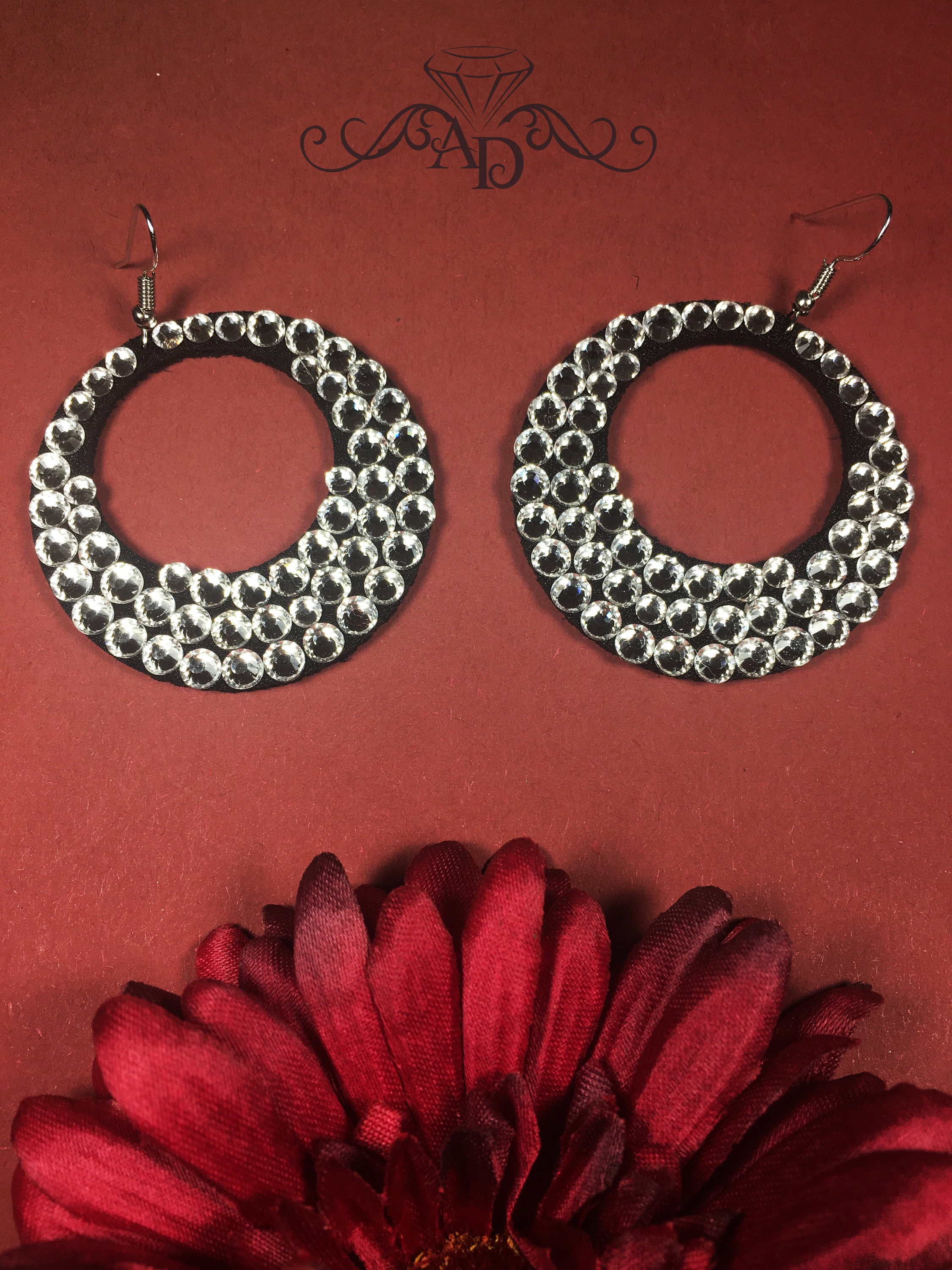 Magic Round Earrings by Amalia Design Ballroom Dance - Etsy