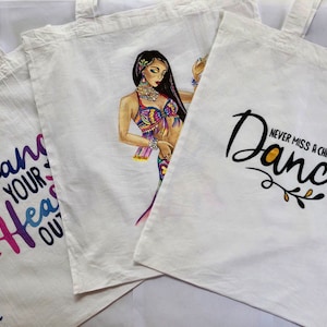 Hand Drawn Dance Bag, Competition Dance Bags, Dance Bag Personalized ...