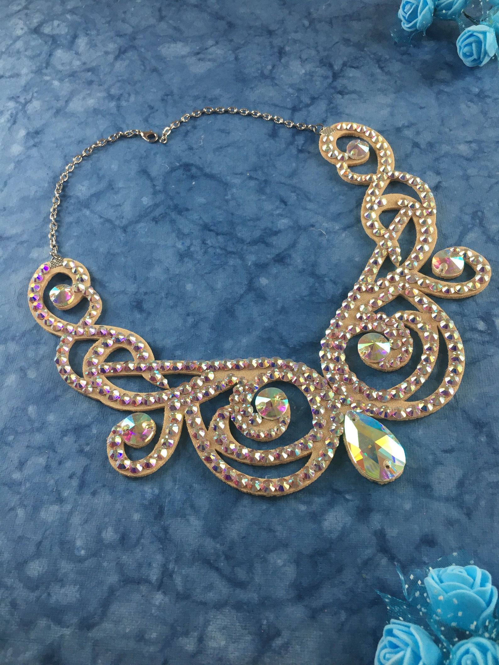 Dance necklace by Amalia Design ballroom dance jewelry | Etsy
