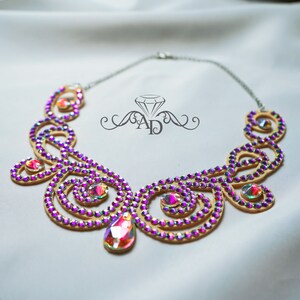 Dance Necklace by Amalia Design, Ballroom Dance Jewelry, Bellydance ...