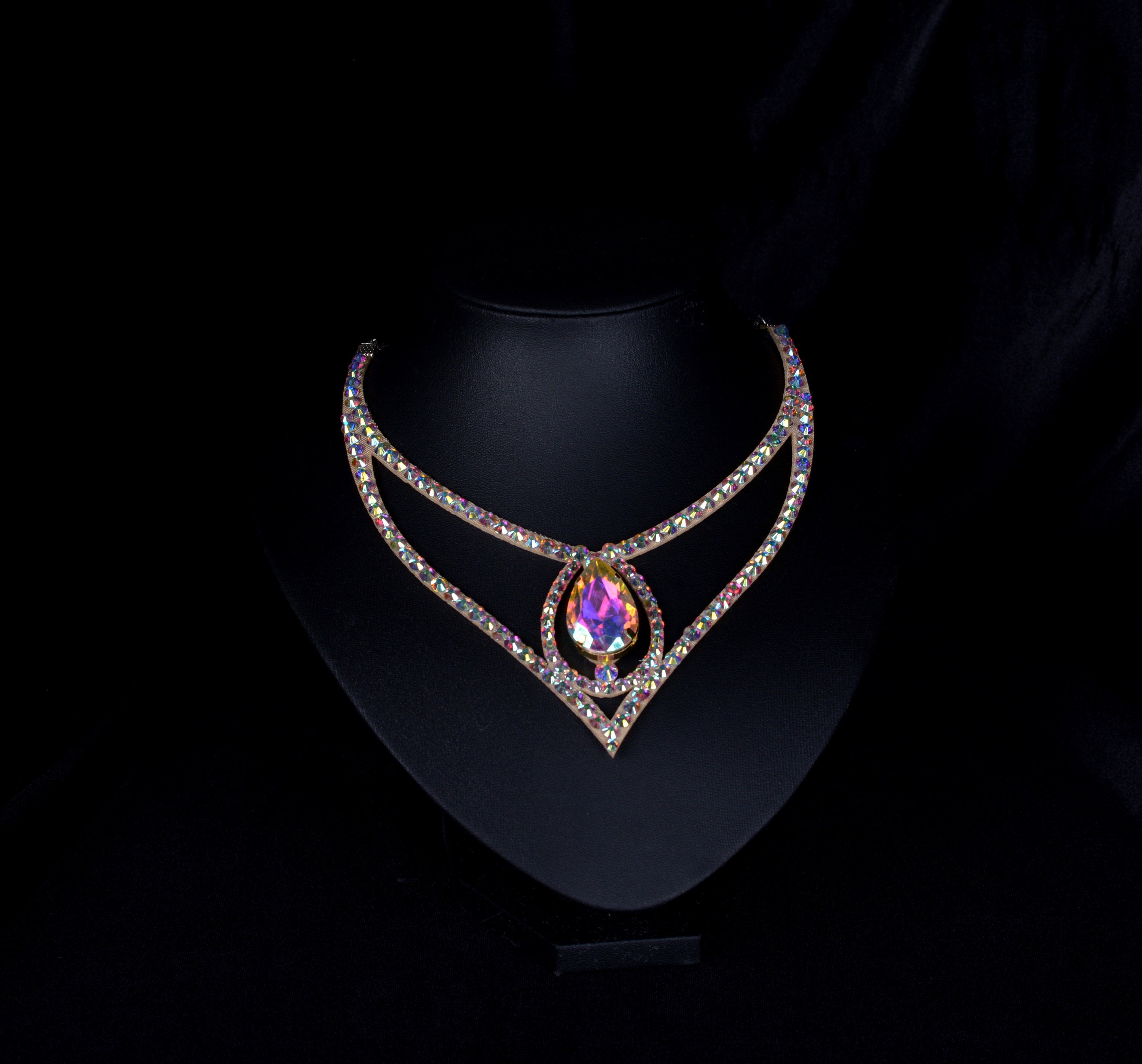 Dance Necklace by Amalia Design Latin Necklace Belly Dance | Etsy