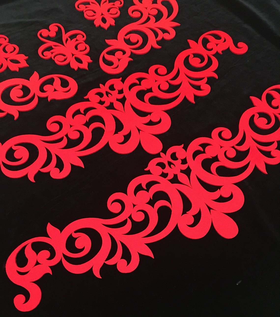 Red Costume Base Dance Costume Patch Bellydance Base Belly - Etsy