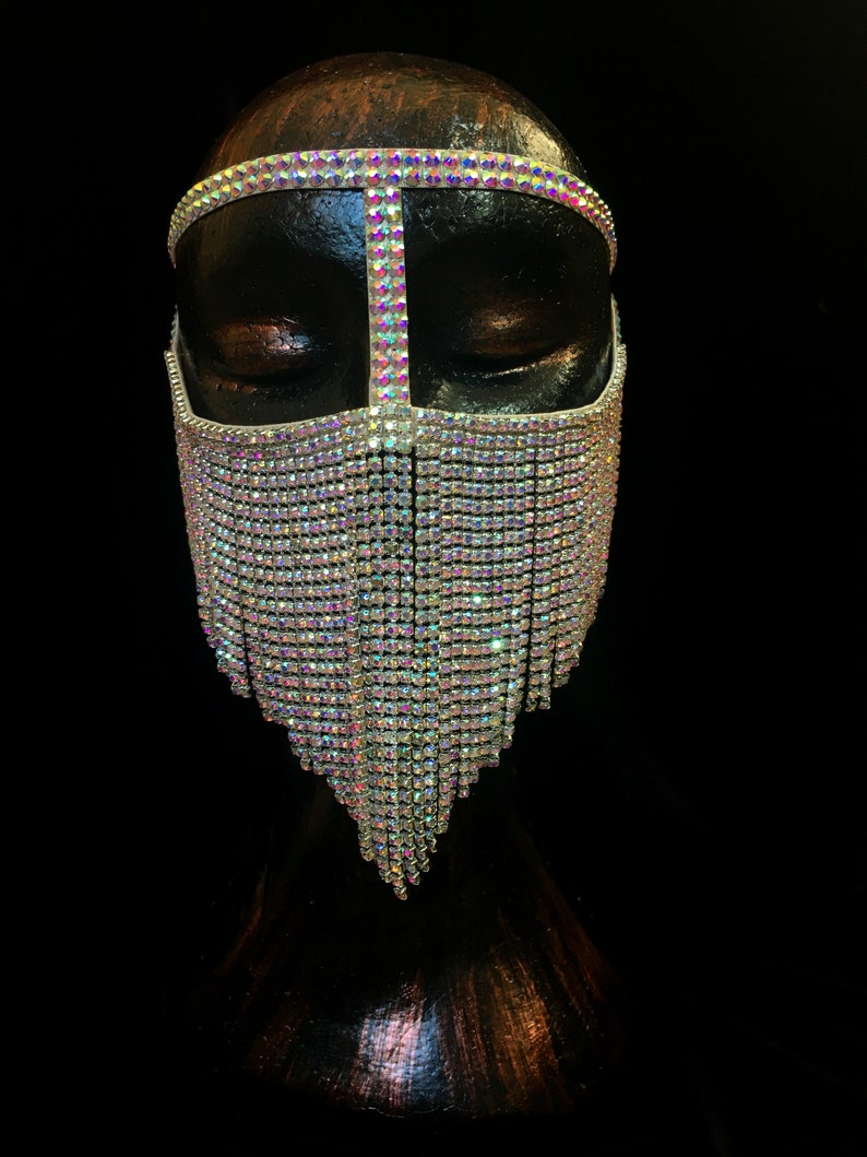 Chain Face Mask Silver Girls Mask Gold Face Chain Jewelry - Etsy