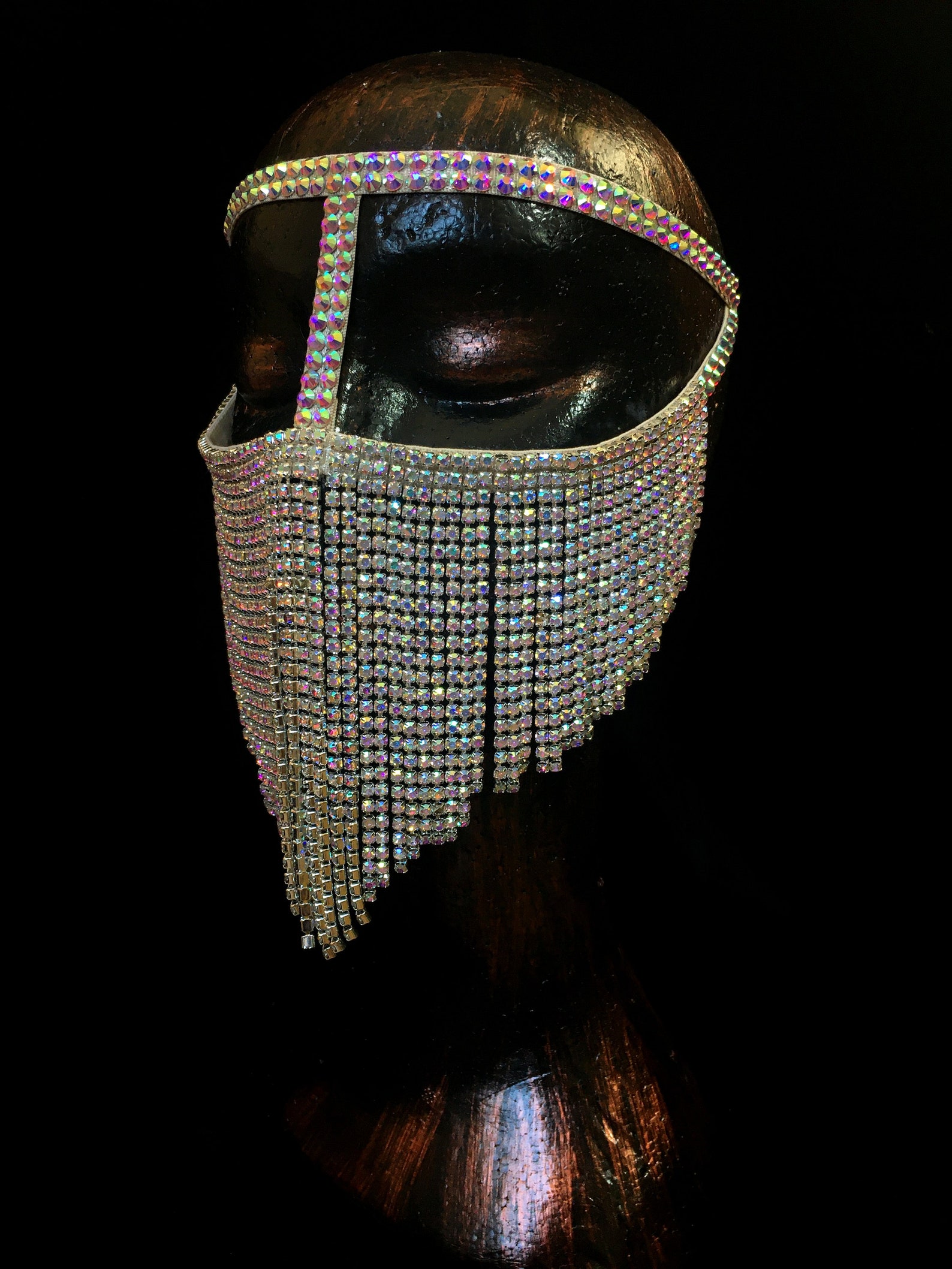 Chain Face Mask Silver Girls Mask Gold Face Chain Jewelry - Etsy