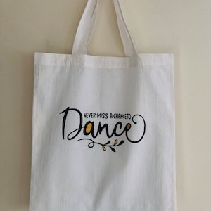 Hand Drawn Dance Bag, Competition Dance Bags, Dance Bag Personalized ...