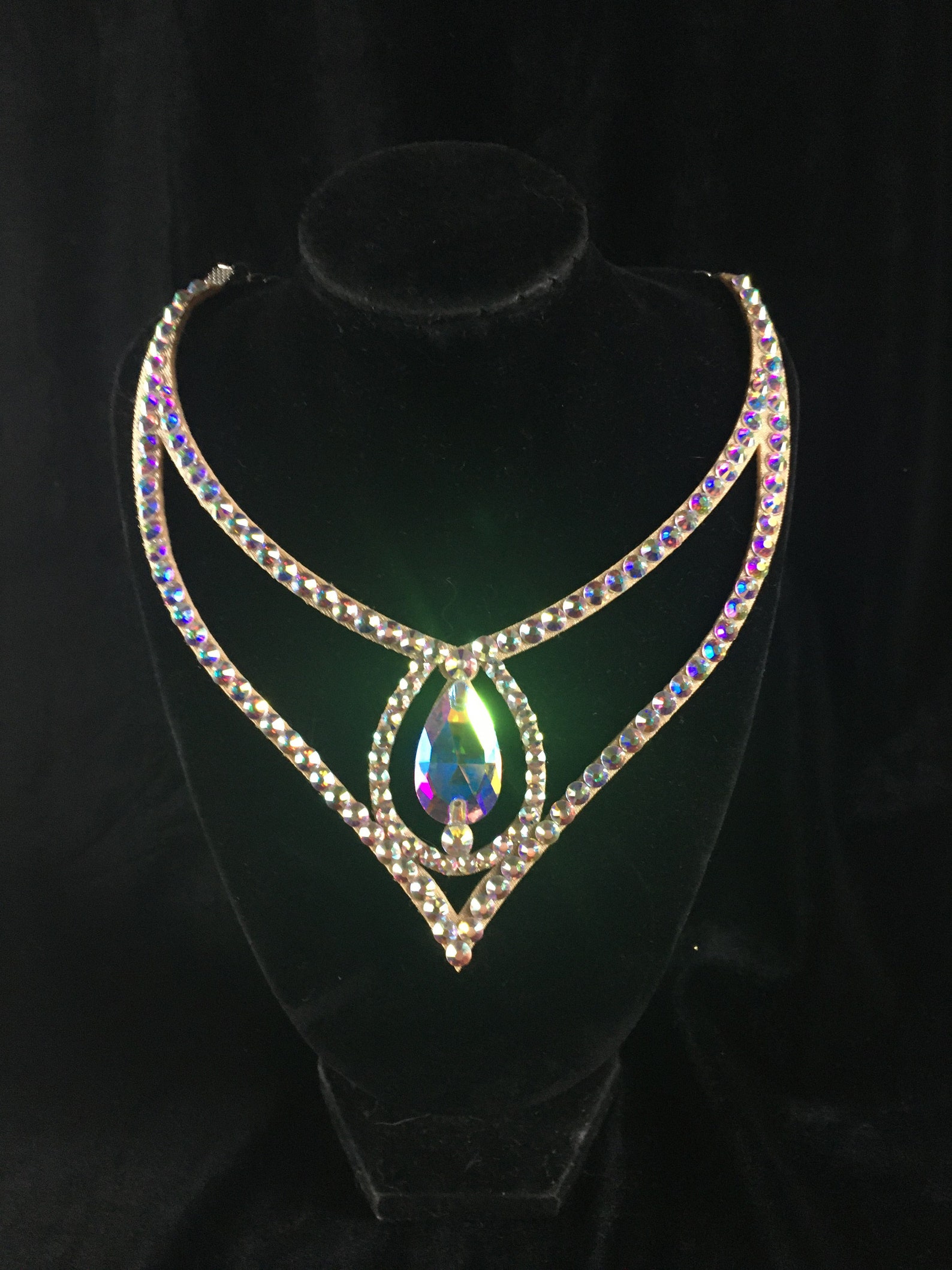 Set of Jewelry "silvia", Belly Dance Set, Ballroom Set, Bridal Jewelry ...