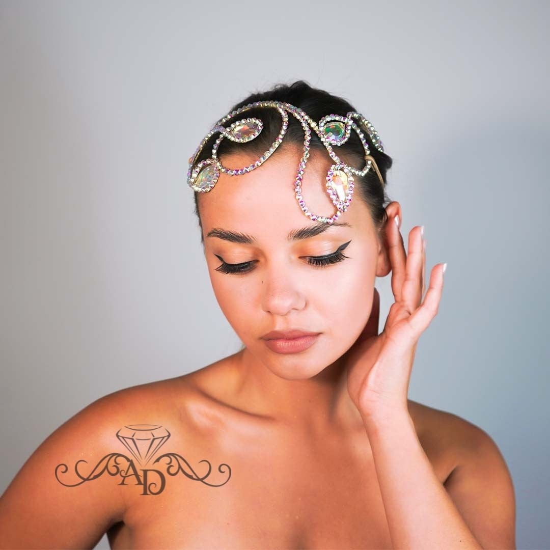 Bellydance Wireframe Diadem, Head Accessories, Hair Accessories, Dance ...