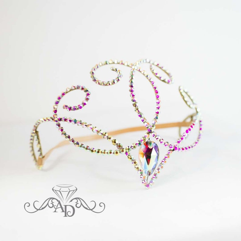 Dance Wire Tiara, Carnaval Show Dance Tiara, Carnival Show Dance Diadem ...