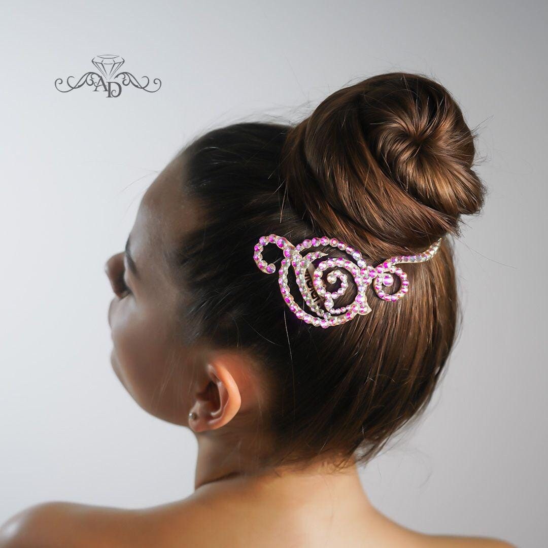 Dance Headpiece, Dance Hair Piece, Ballroom Hair Piece, Ballroom ...