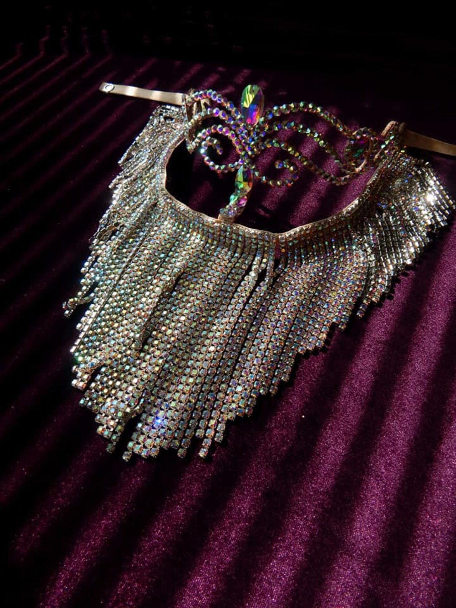 Chain Face Mask Silver Girls Mask Face Chain Jewelry - Etsy