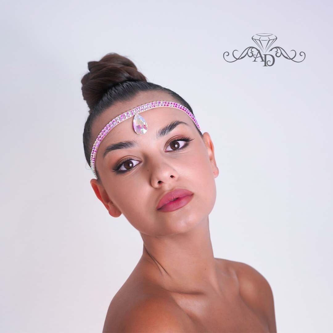 Crystal Headband by Amalia Design, Dance Head Jewelry, Ballroom Hair ...