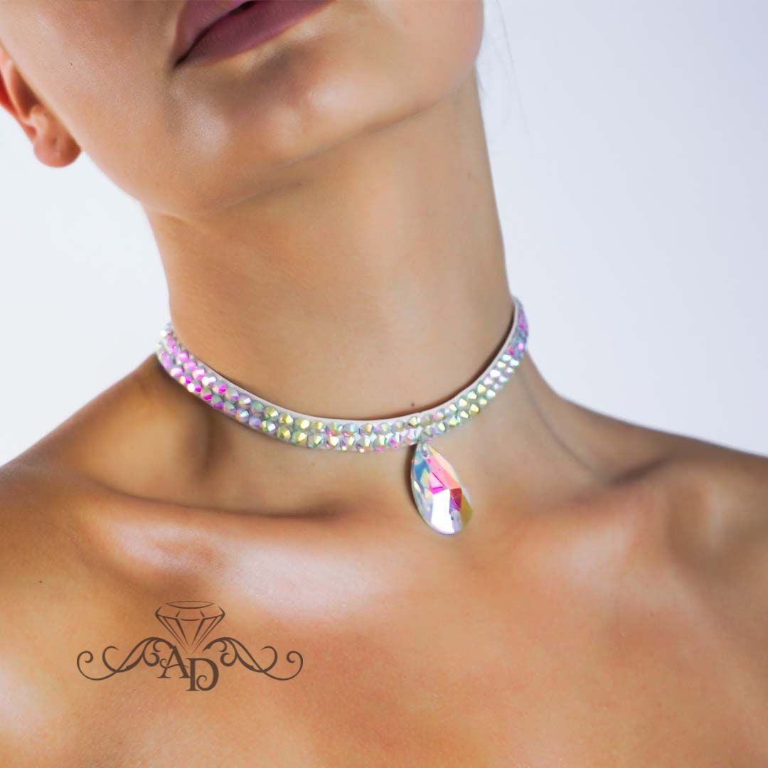 Dance Choker by Amalia Design, Bellydance Choker, Ab Color Choker ...
