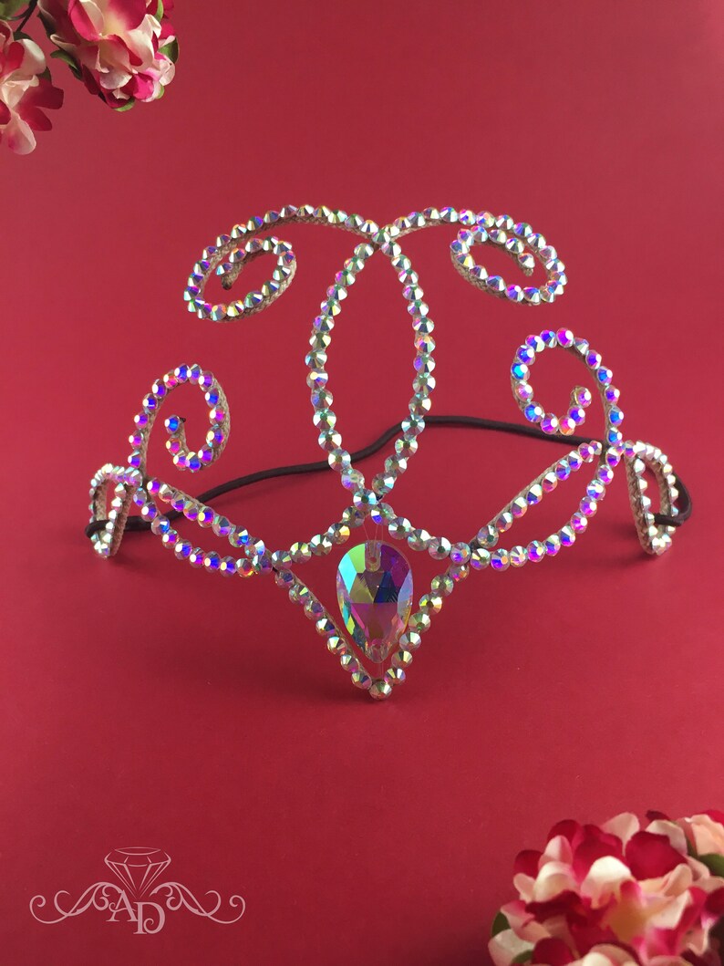 Dance Wire Tiara, Carnaval Show Dance Tiara, Carnival Show Dance Diadem ...