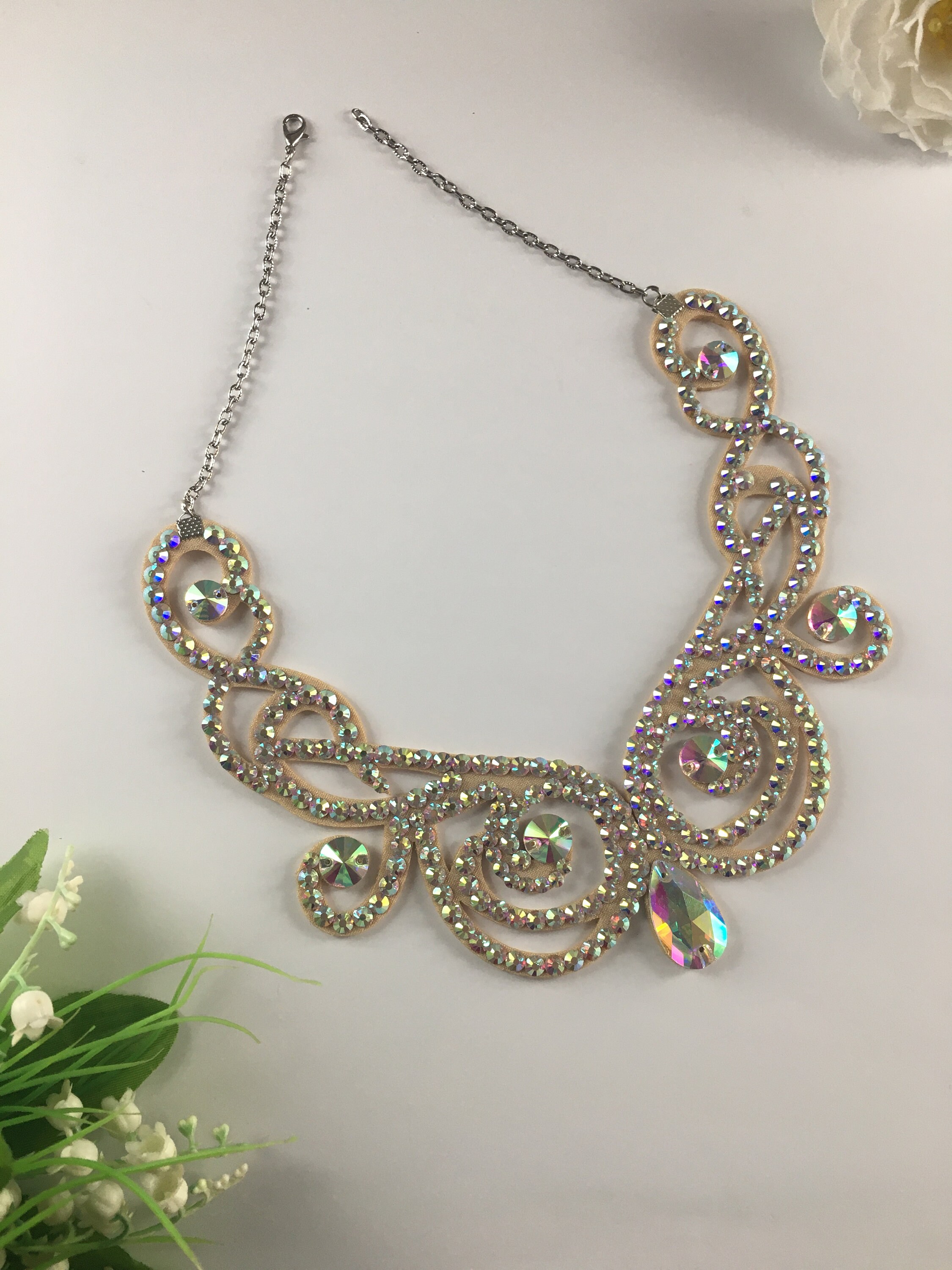 Dance necklace by Amalia Design ballroom dance jewelry | Etsy