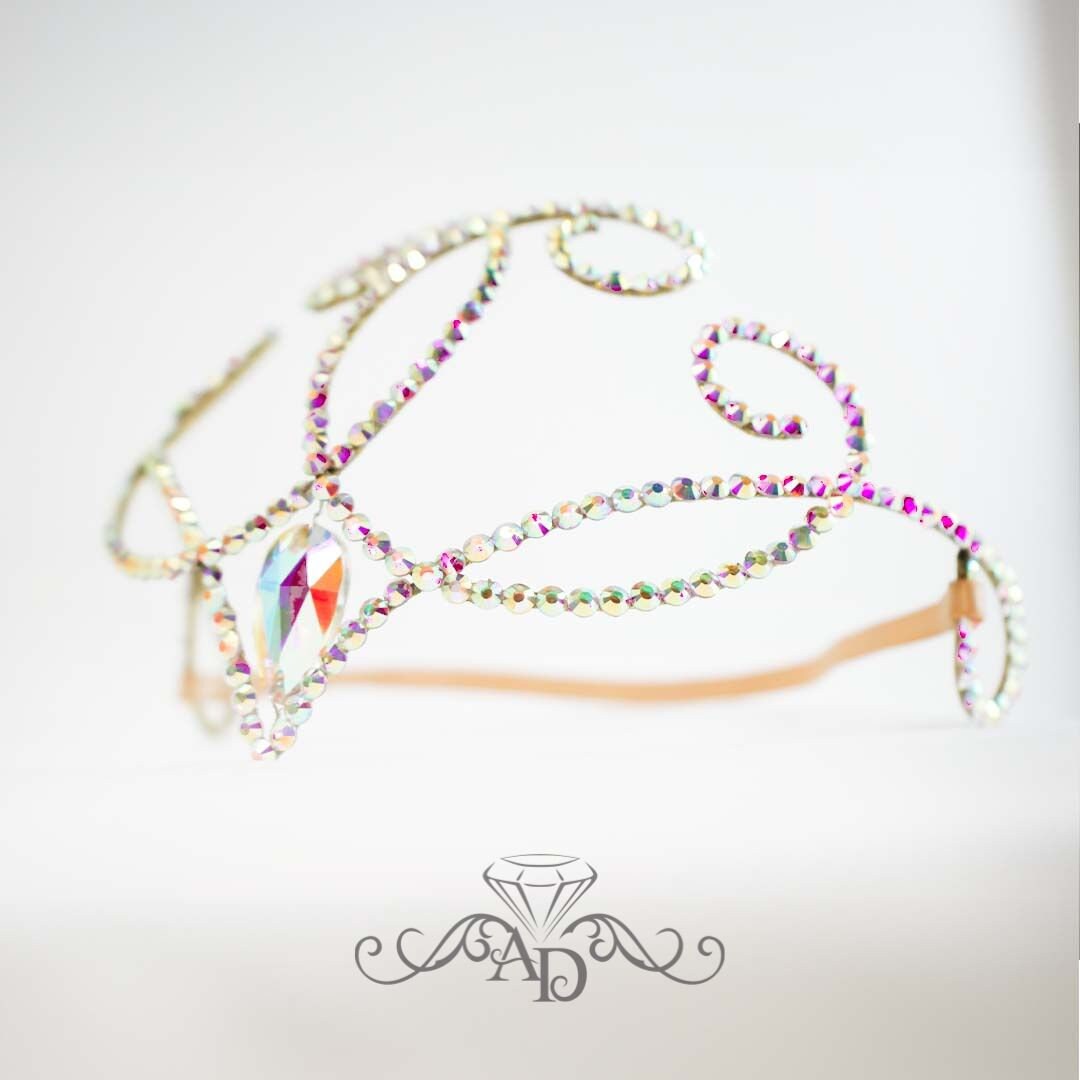 Dance Wire Tiara, Carnaval Show Dance Tiara, Carnival Show Dance Diadem ...