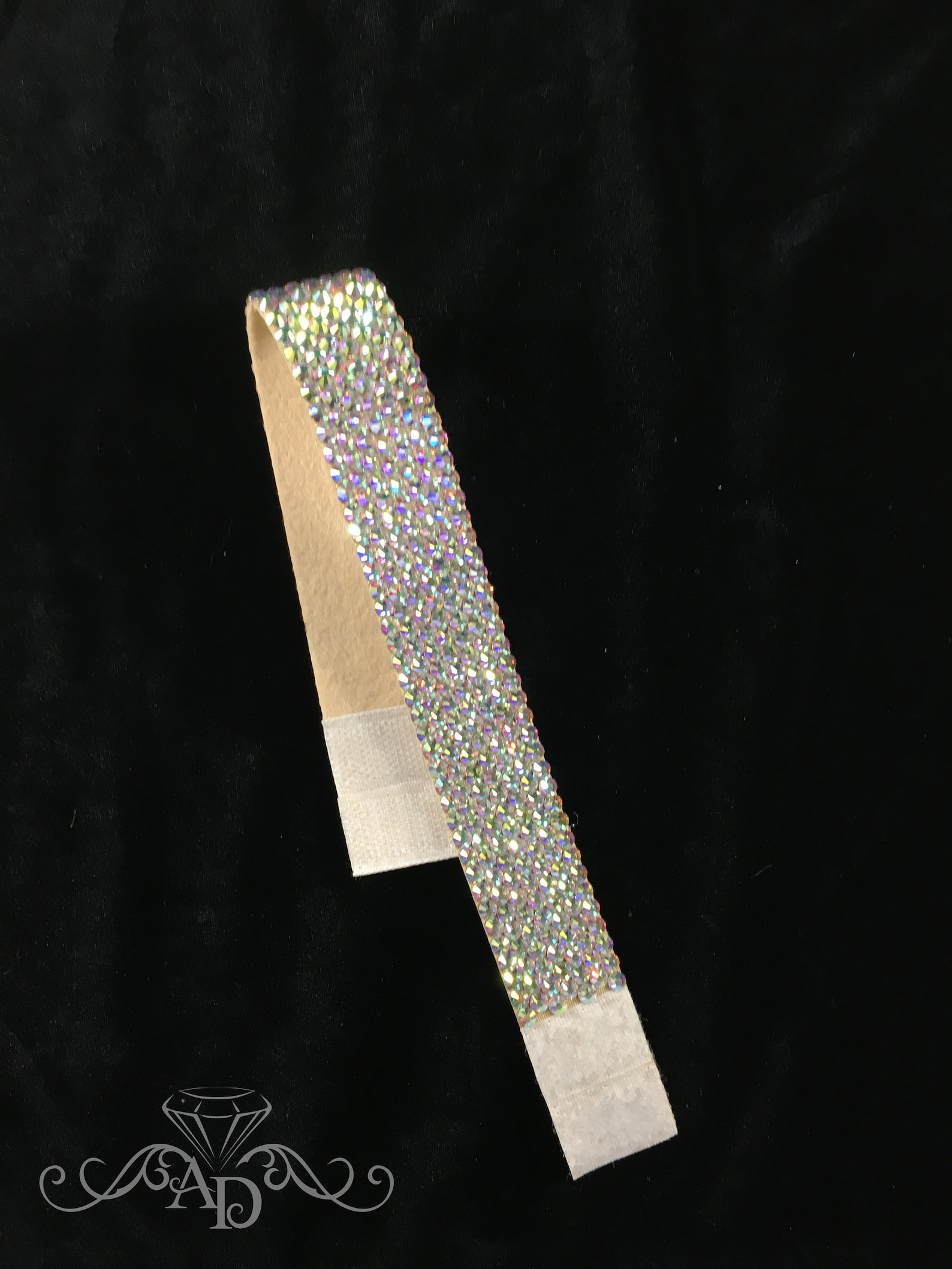 Ballroom Dance Choker, Rhinestone Dance Choker, Ab Color Choker, Belly ...