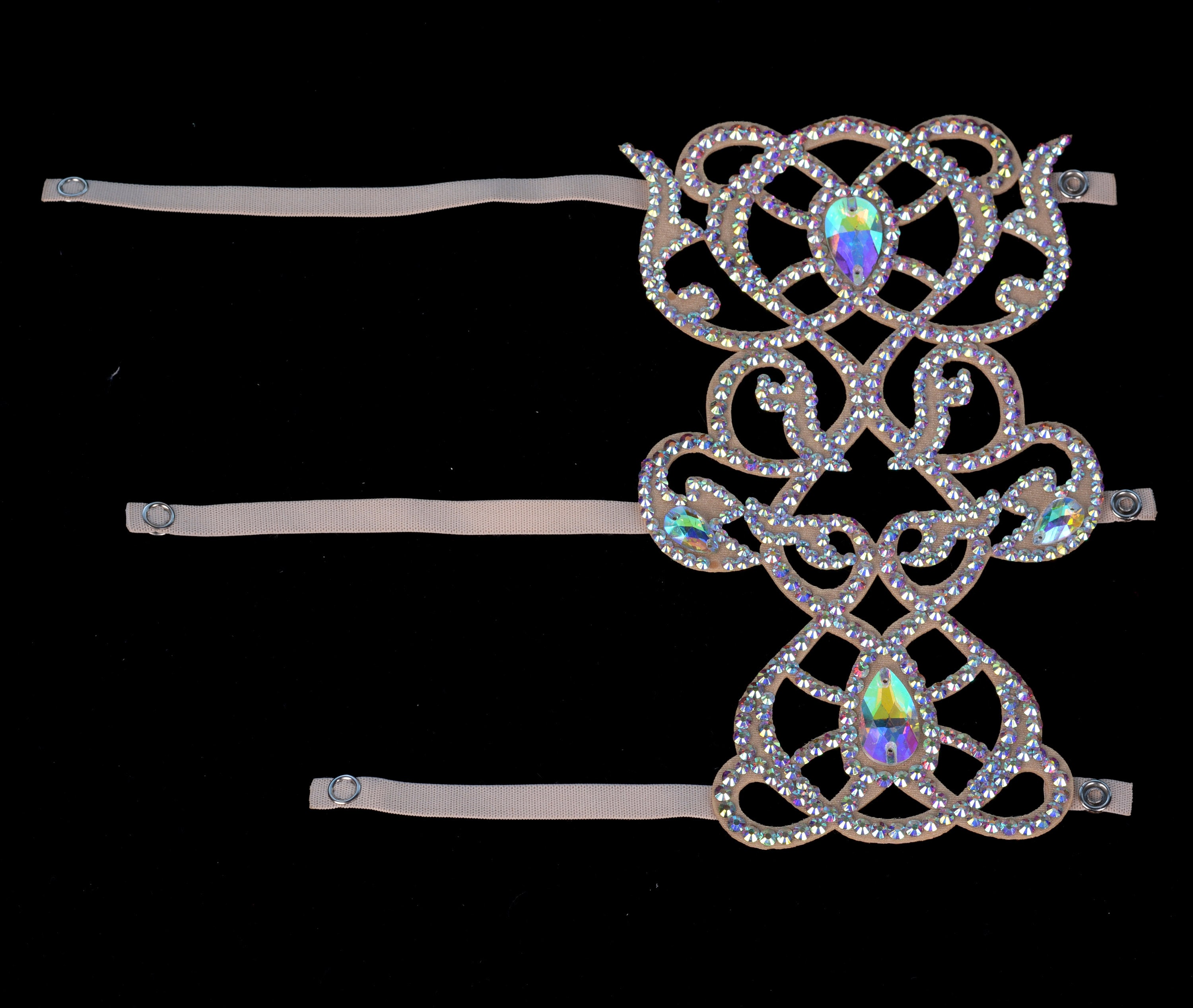 Dance Leg Bracelet, Rhinestone Leg Jewelry, Bellydance Leg Bracelet ...