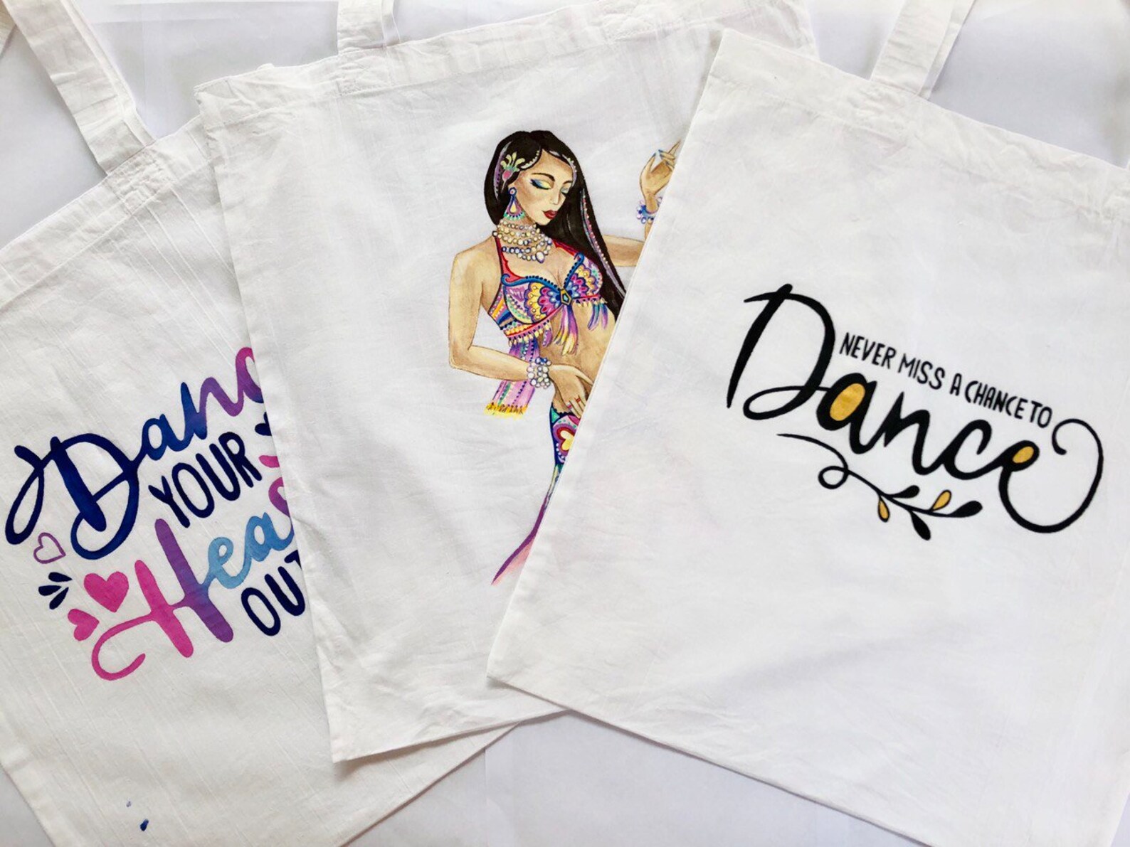 Hand Drawn Dance Bag Competition Dance Bags Dance Bag - Etsy