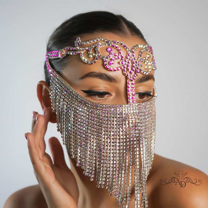 Arabian Face Veil - Etsy