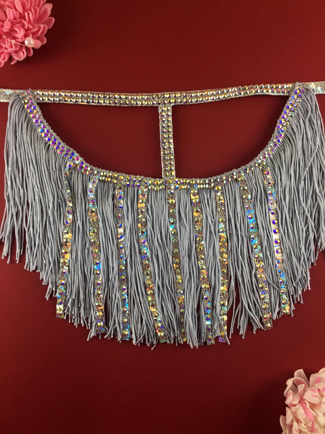 Fringe Face Mask Silver Girls Mask Face Chain Jewelry - Etsy